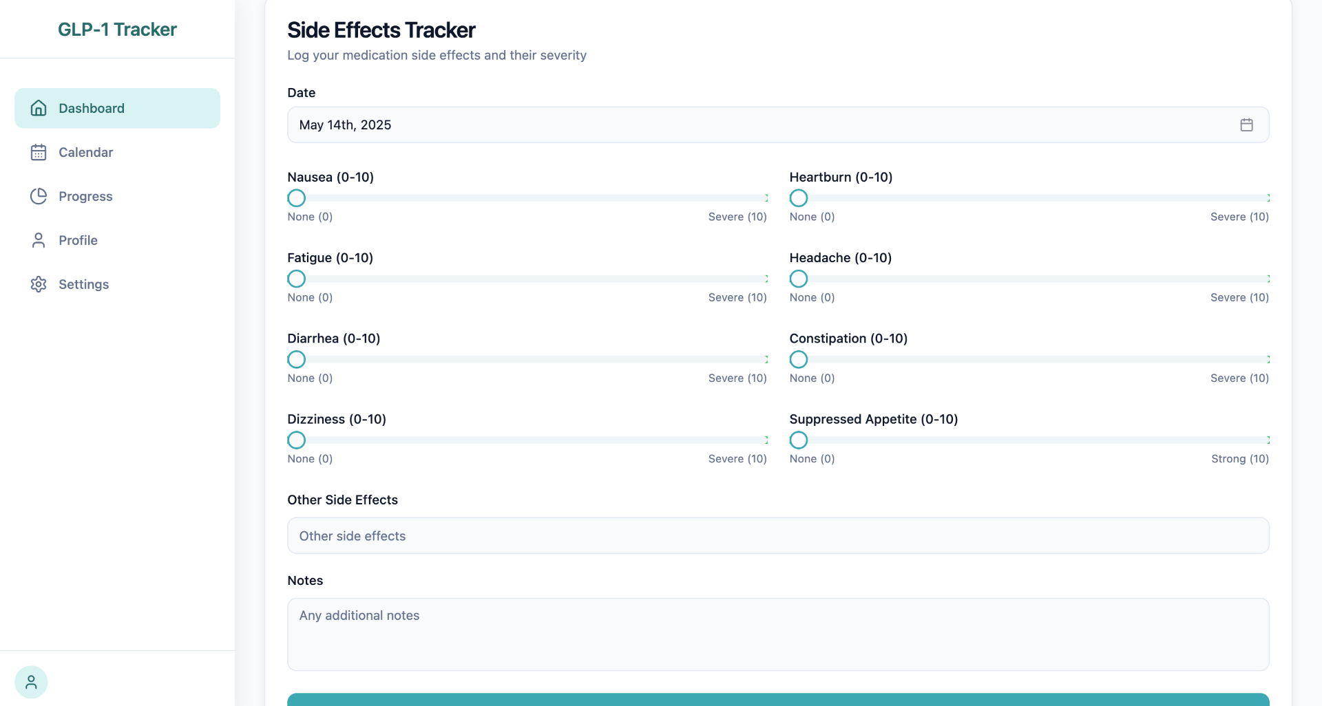GLP-1 Tracker | Track Ozempic, Wegovy, Mounjaro & GLP-1 Medications